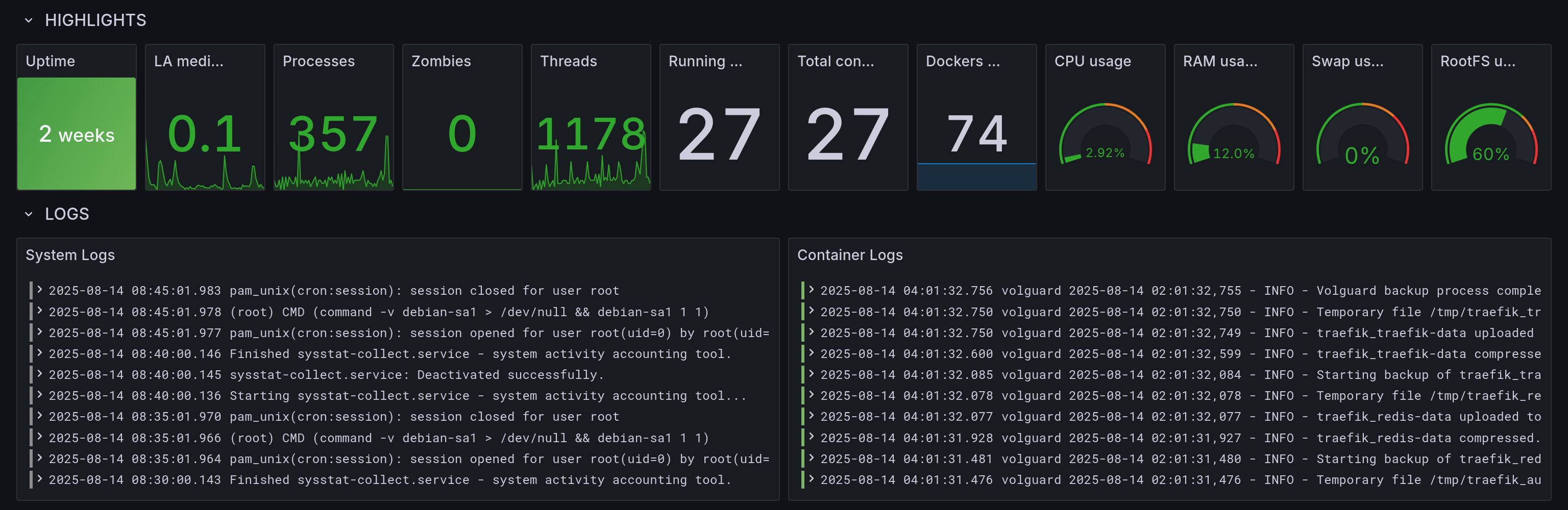 Metrics and logs in a single dashbord with Grafana Loki